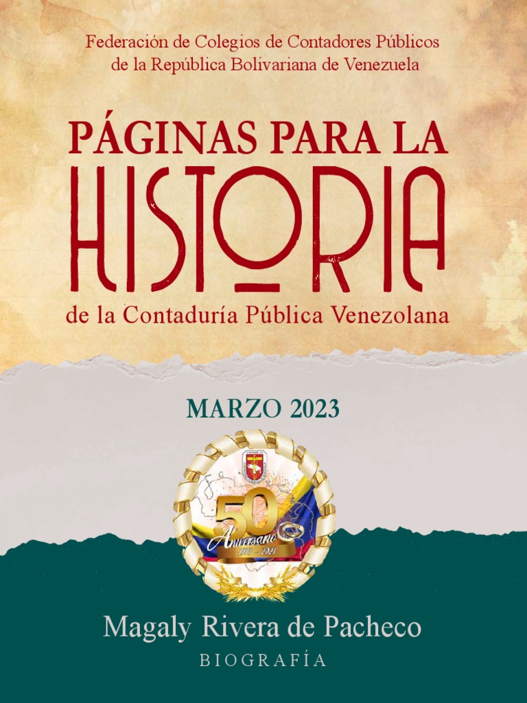 Paginas para La Historia Magaly Rivera Pacheco | PDF | Contador | Venezuela