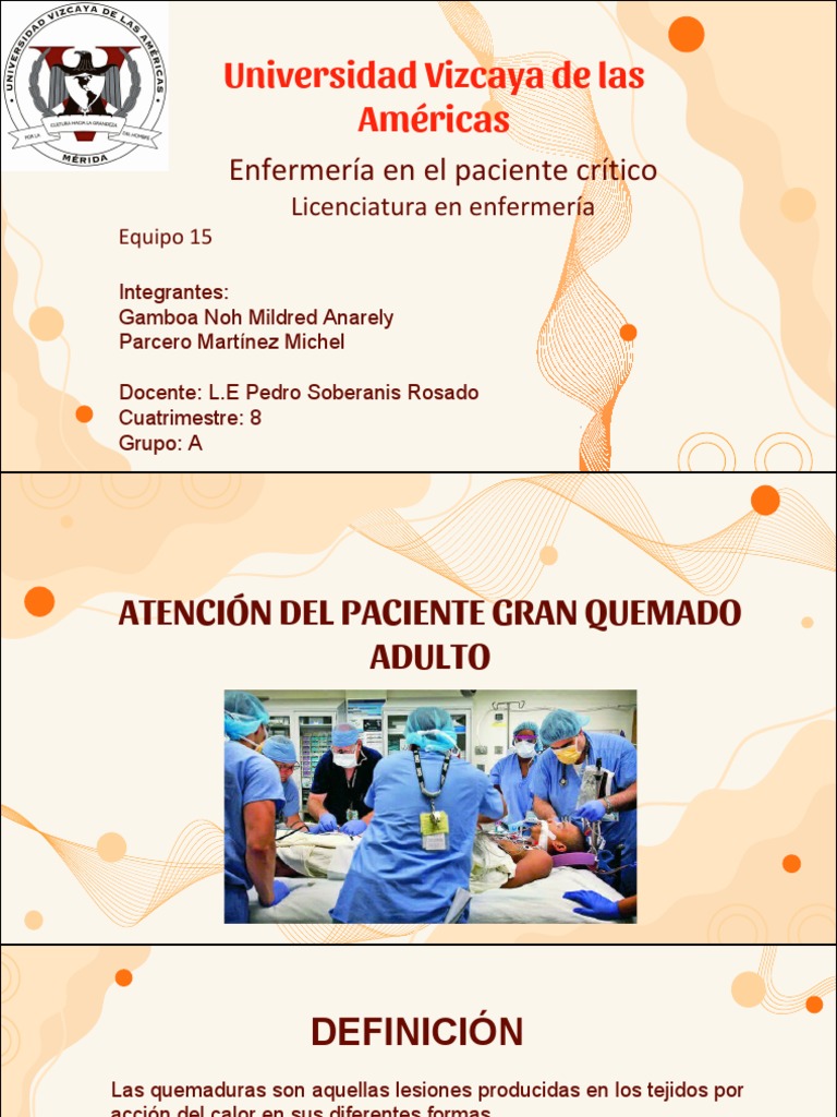 Paciente Quemado Final | PDF | Quemar | Edema