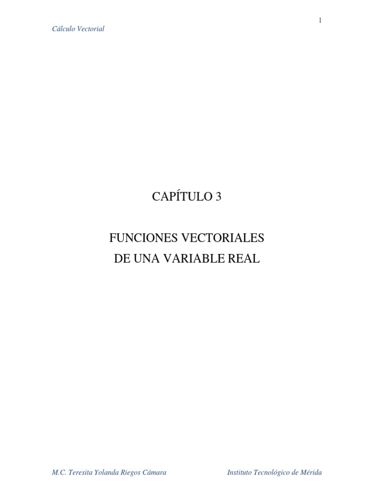 CapÃ - Tulo 3 final.T.Riegos | PDF | Vector Euclidiano | Integral