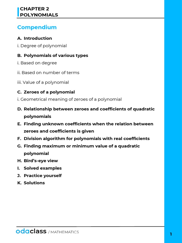 (E-Module) BC 2023 - Class 10 - Math | PDF | Quadratic Equation ...