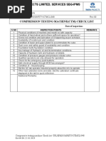 Roller Compactor Inspection Checklist | PDF | Wheeled Vehicles | Car