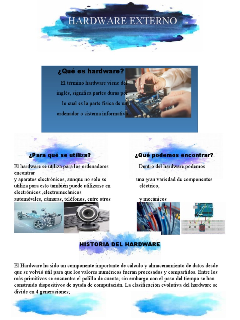 Definición y Ejemplos de Hardware Externo | PDF | Hardware de la ...