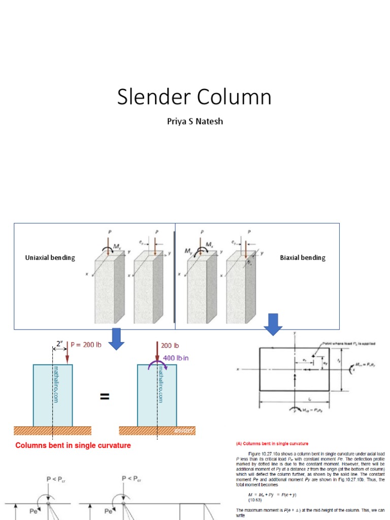 Long Column Design | PDF
