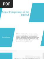 Components of The Internet | PDF | Internet | Computer Network