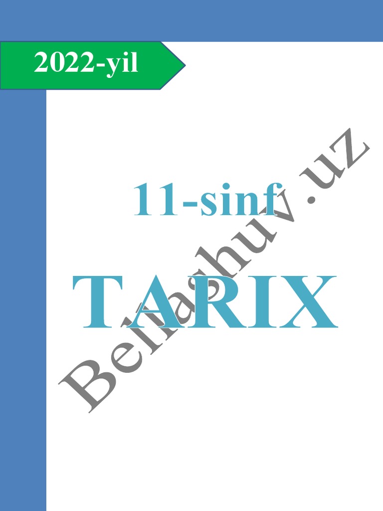 11 Tarix Imtihon Javoblari 2022 Yil | PDF