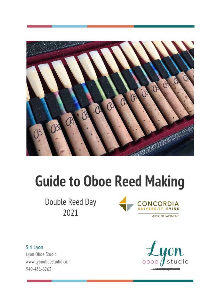 Guide To Oboe Reedmaking 2021 | PDF | Oboe | Knife
