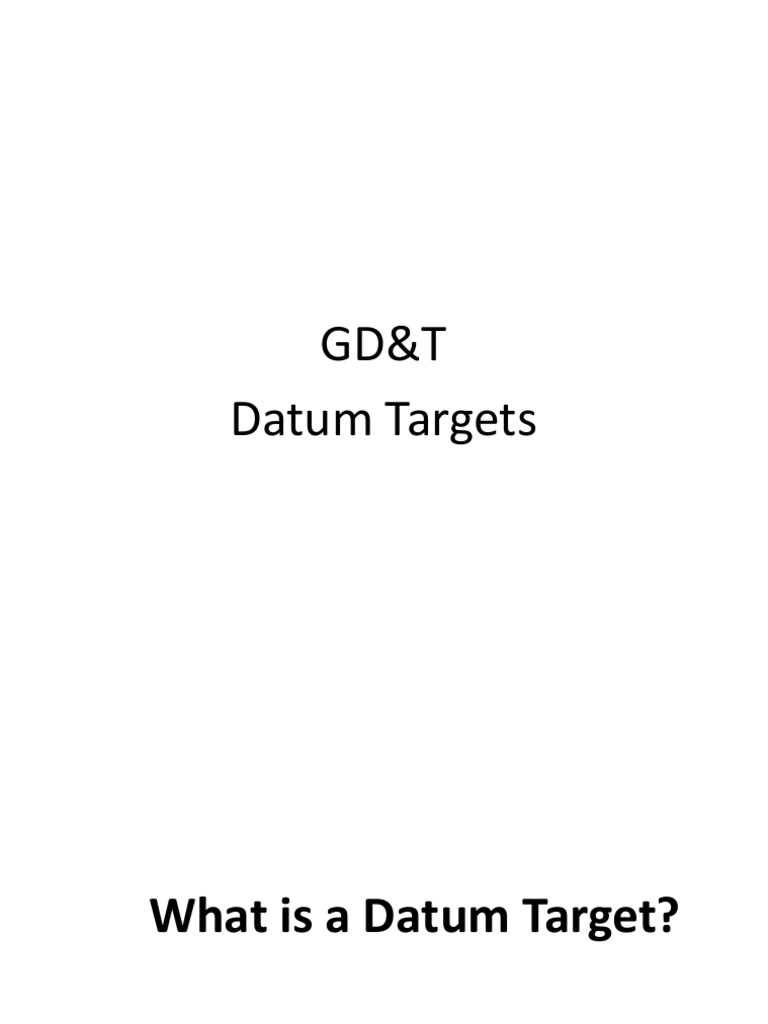 Understanding Datum Targets in GD&T | PDF | Procedural Knowledge ...