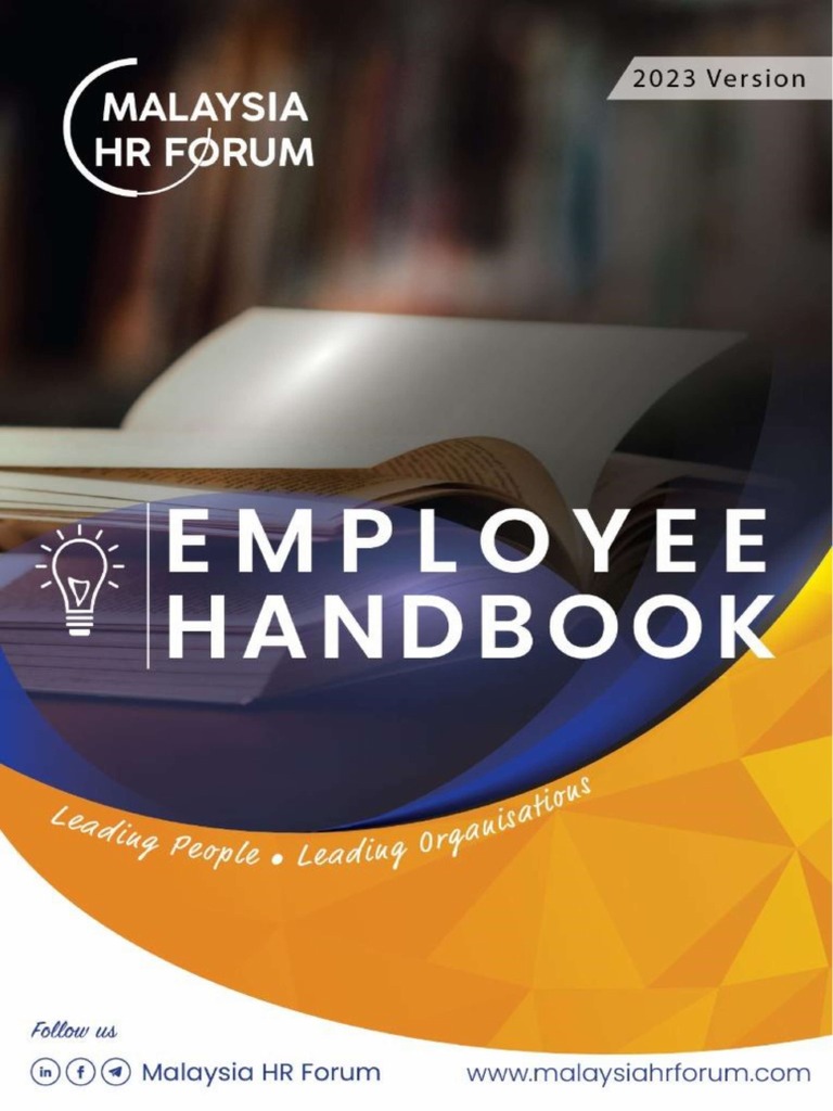 Employee Handbook Sample (Watermark) | PDF
