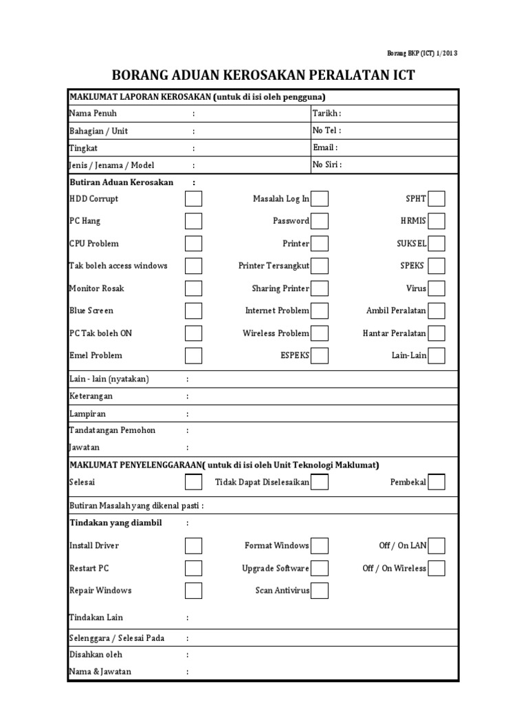 Borang 3 | PDF