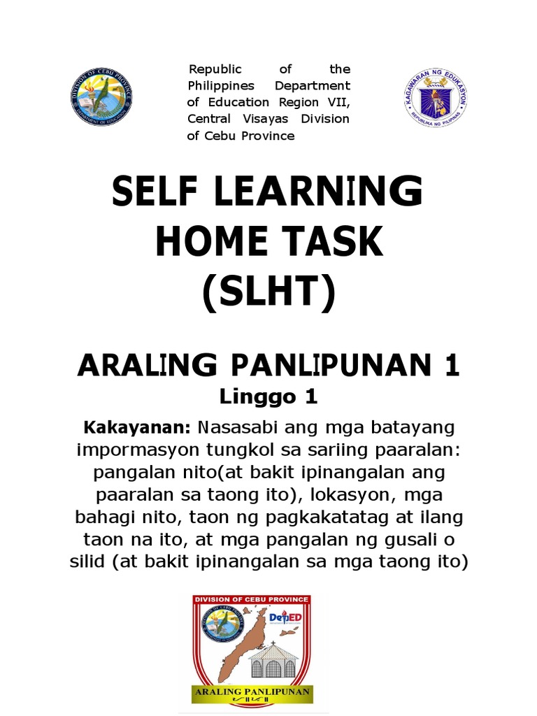 SLTH Ap1 Q3 Week1 | PDF