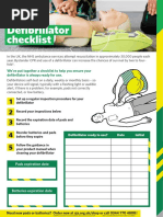 Defibrillator Checklist | PDF