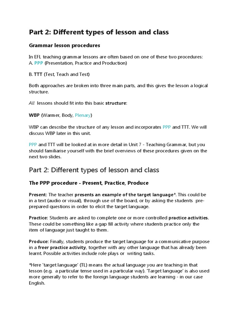 Tefl Academy Unit-1 Part-2 | PDF | Learning | Teachers