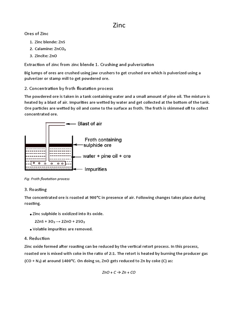 Zinc | PDF | Zinc | Hydroxide
