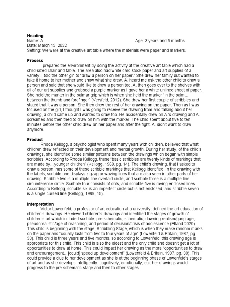 Draw A Person | PDF | Human Development | Cognitive Science