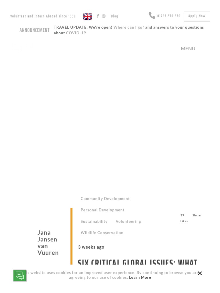 Six Critical Global Issues - What Are The World's Biggest Problems and ...