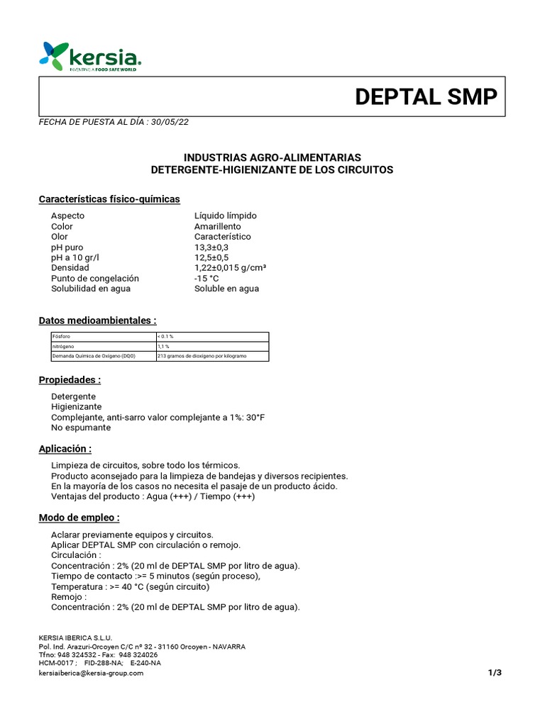 FT Deptal SMP | PDF | Agua | Ciencias fisicas