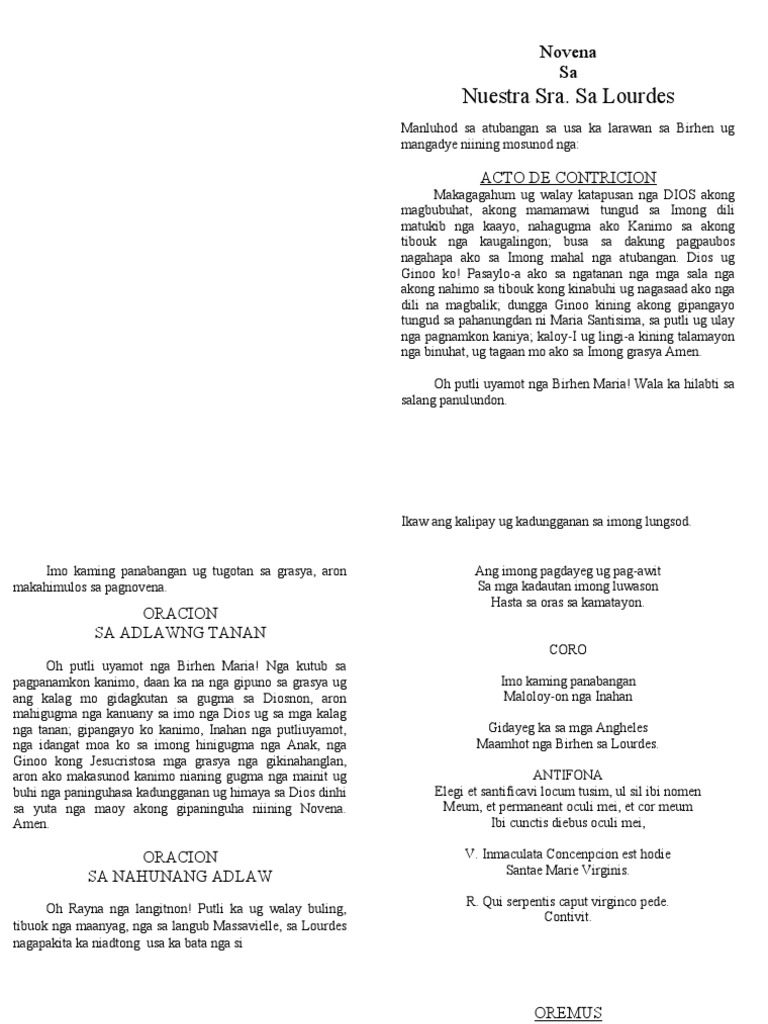Novena 1 | PDF