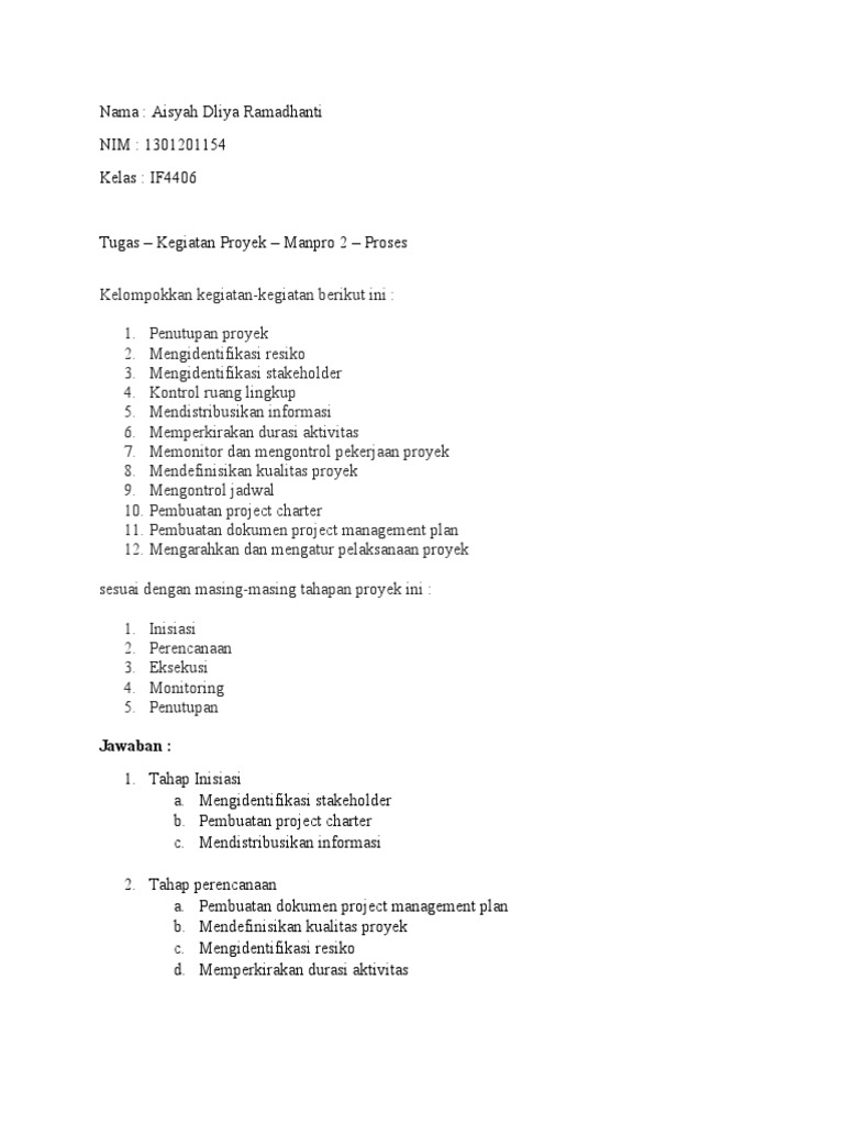 Aisyah Dliya - Tugas 2 Proses Klasifikasi PDF | PDF