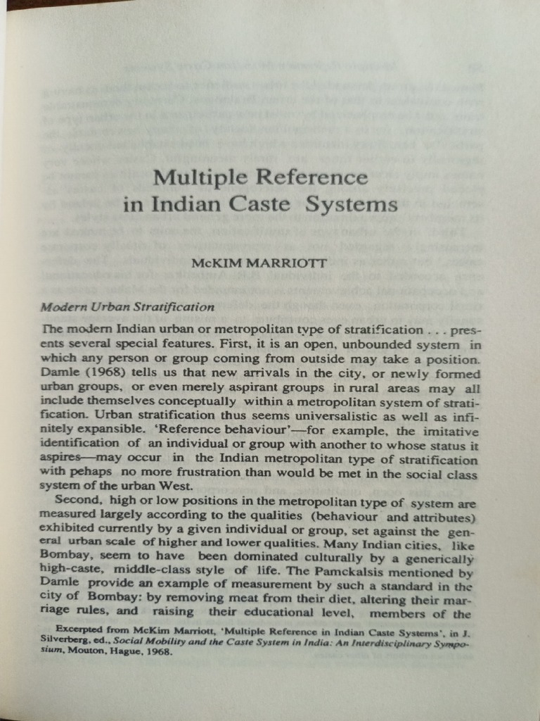 Indian Caste System Deepankar Gupta PDF | PDF | Caste | Social ...