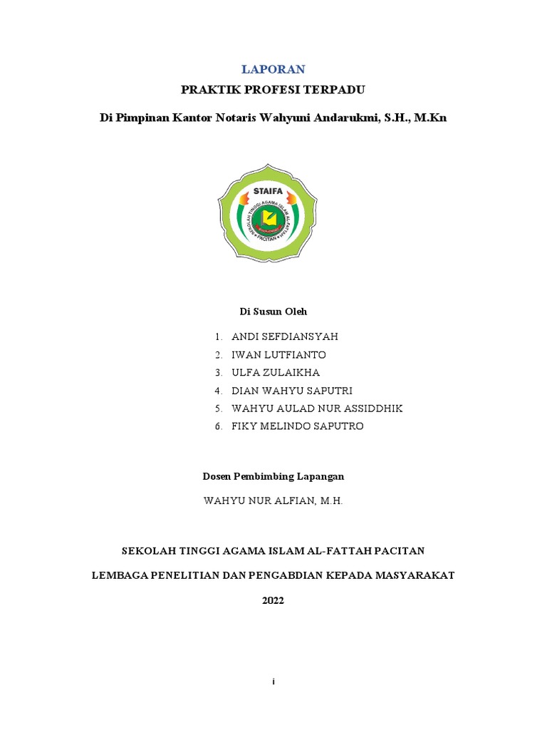 LAPORAN PPT.docx | PDF