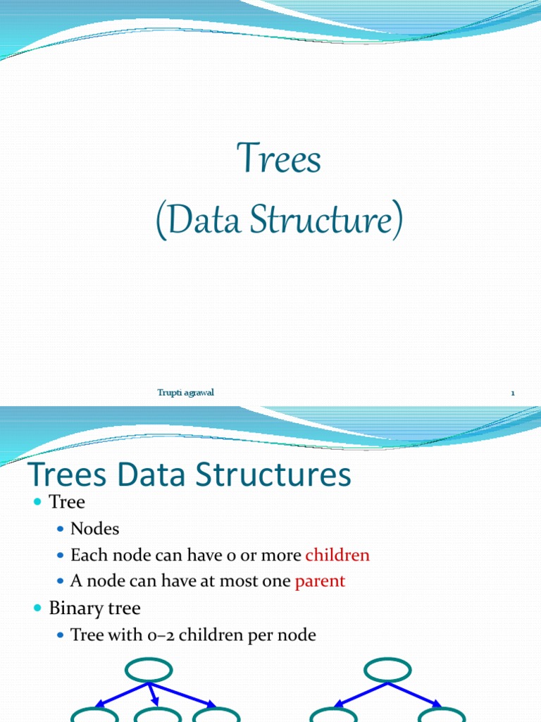 Trees Datastructure Pdf Information Retrieval Computer Programming 9517