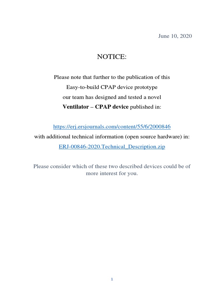 Easy-to-build CPAP device prototype guide | PDF | Rectifier | Resistor