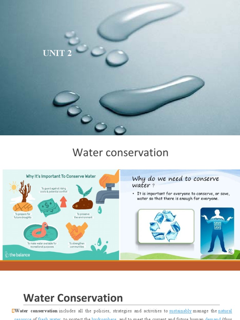 WCM Unit 2 PDF | Download Free PDF | Water Conservation | Water Heating