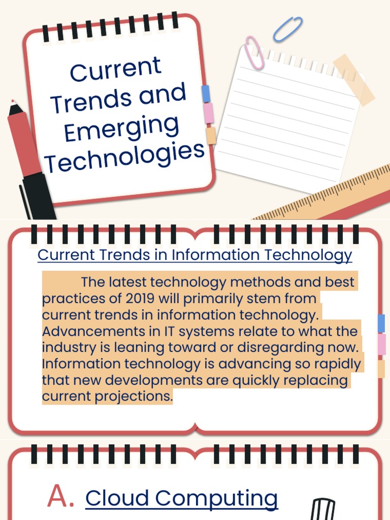 Current Trends and Emerging Technologies PDF | PDF | Cloud Computing | Computing