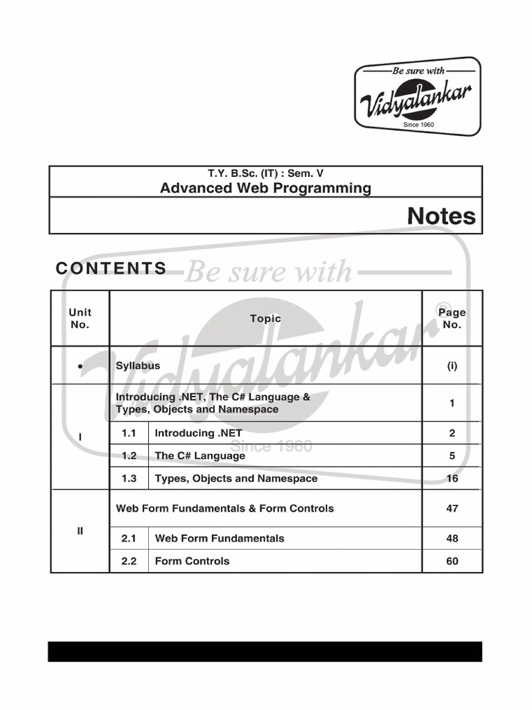Awp Notes Pdf 