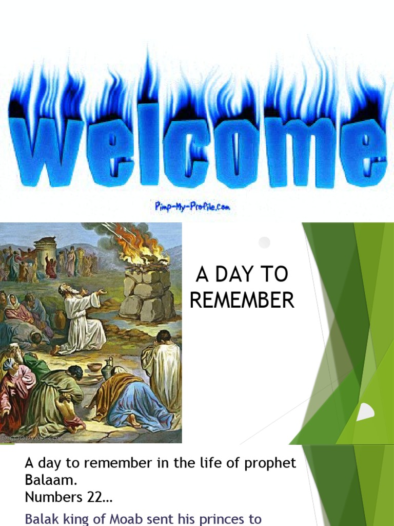 A DAY TO REMEMBER-Sermon | PDF | Elijah | Books Of Kings