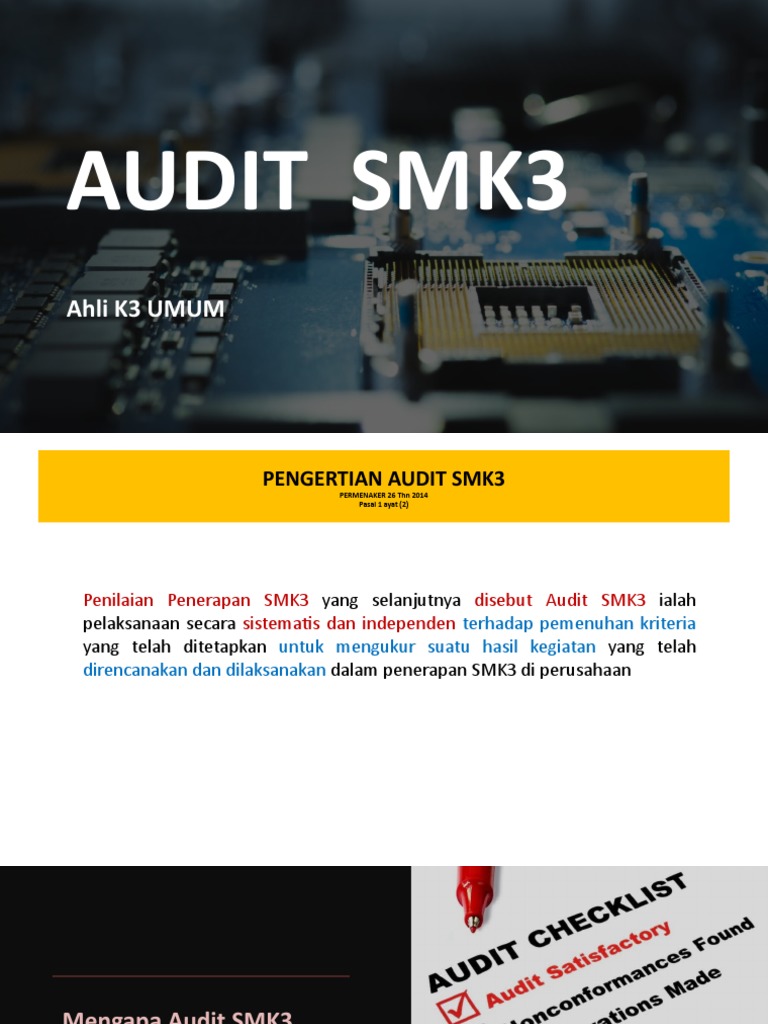 Audit SMK3 | PDF