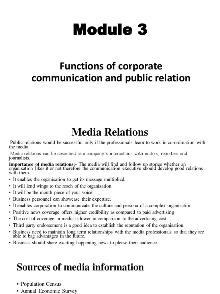 CCPR Module 3 | PDF | Communication | Financial Analyst