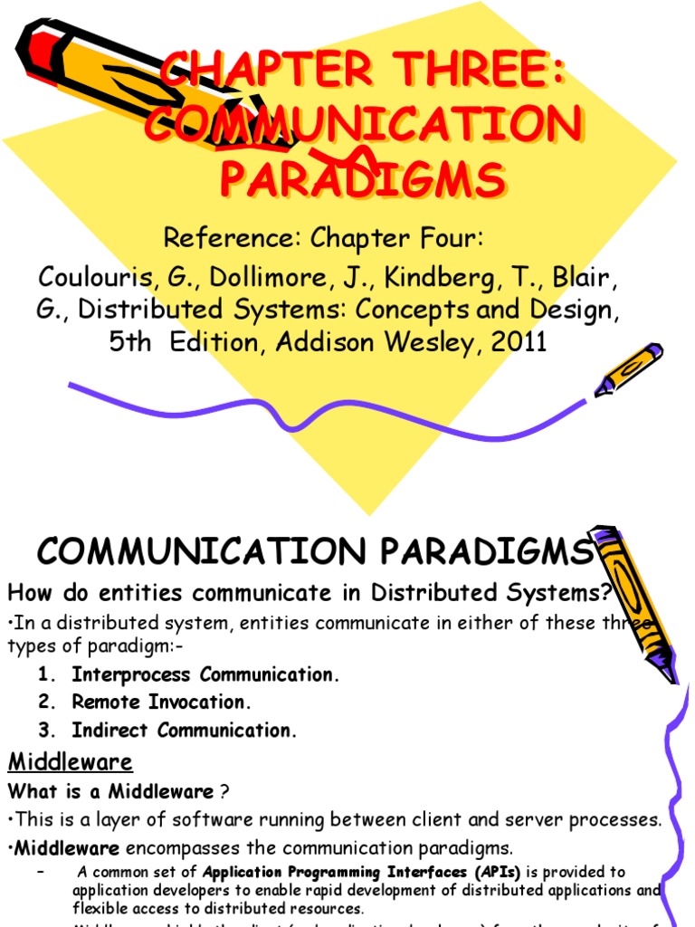 Chapter Four Communication Paradigms | PDF | Network Socket | Port (Computer Networking)