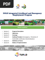 D0LE Integrated Livelihood Program (DILP) | PDF | Unemployment Benefits ...