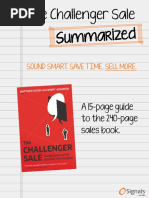 The Challenger Sale | PDF | Sales | Mindset