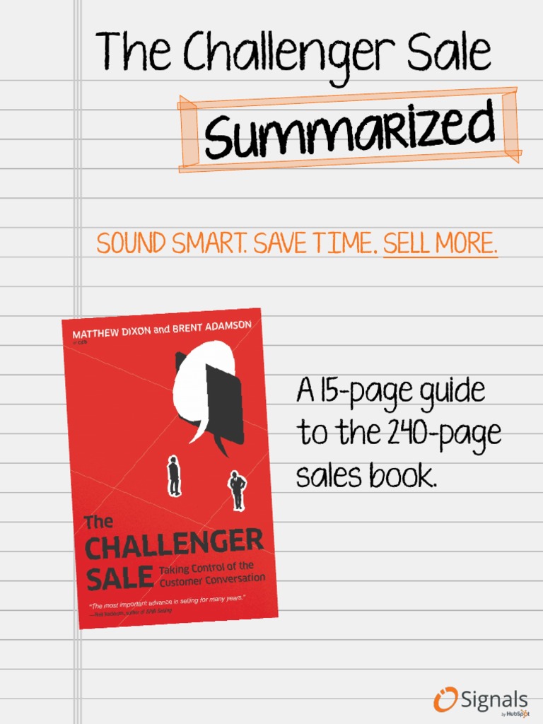Challenger-Sale-Summarized | PDF | Sales | Behavior