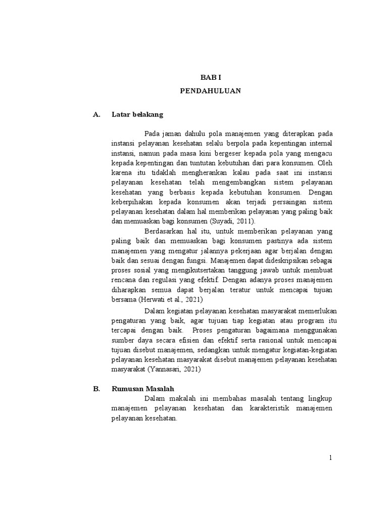 Pendahuluan, Pembahasan, Penutup (1) Tambahan | PDF