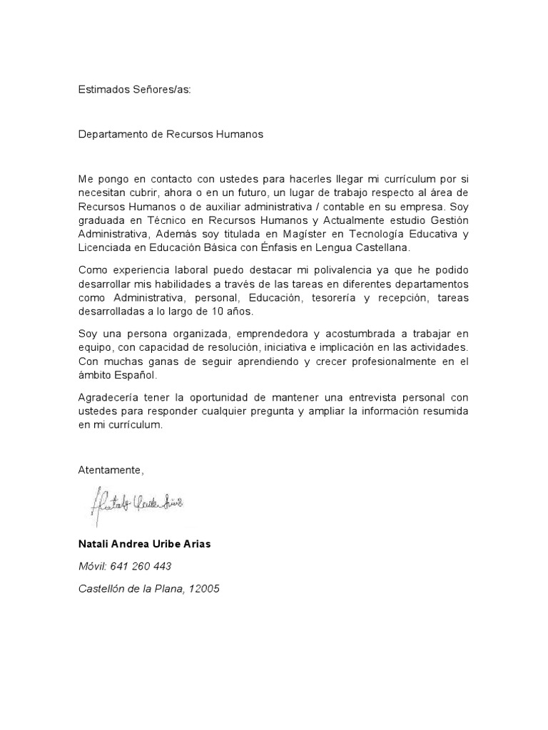 Estimados Señores | PDF