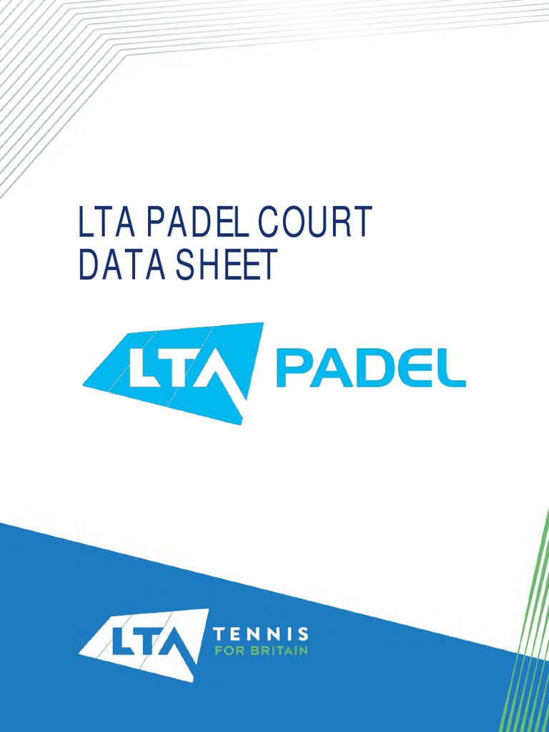 Lta Padel Court Guidance | PDF | Lighting | Beam (Structure)