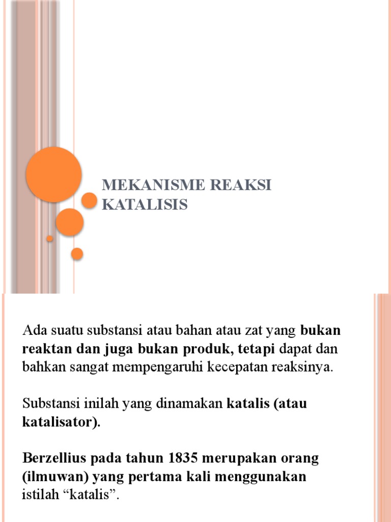 Mekanisme Kerja Katalis dalam Reaksi | PDF | Sains & Matematika
