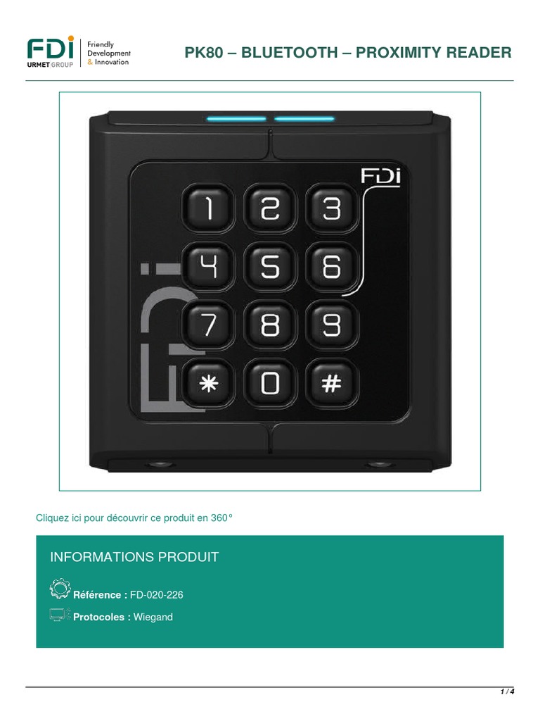 pk80 Bluetooth Proximity Reader - 20230323 PDF | PDF | Bluetooth ...