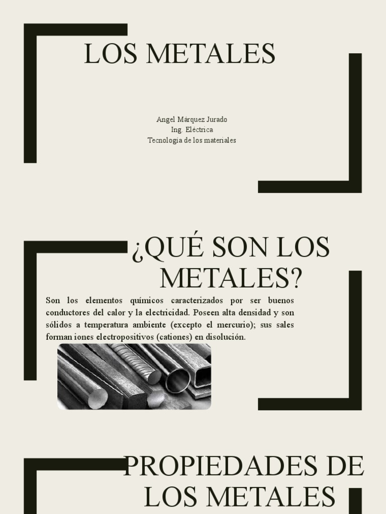 Los Metales | PDF