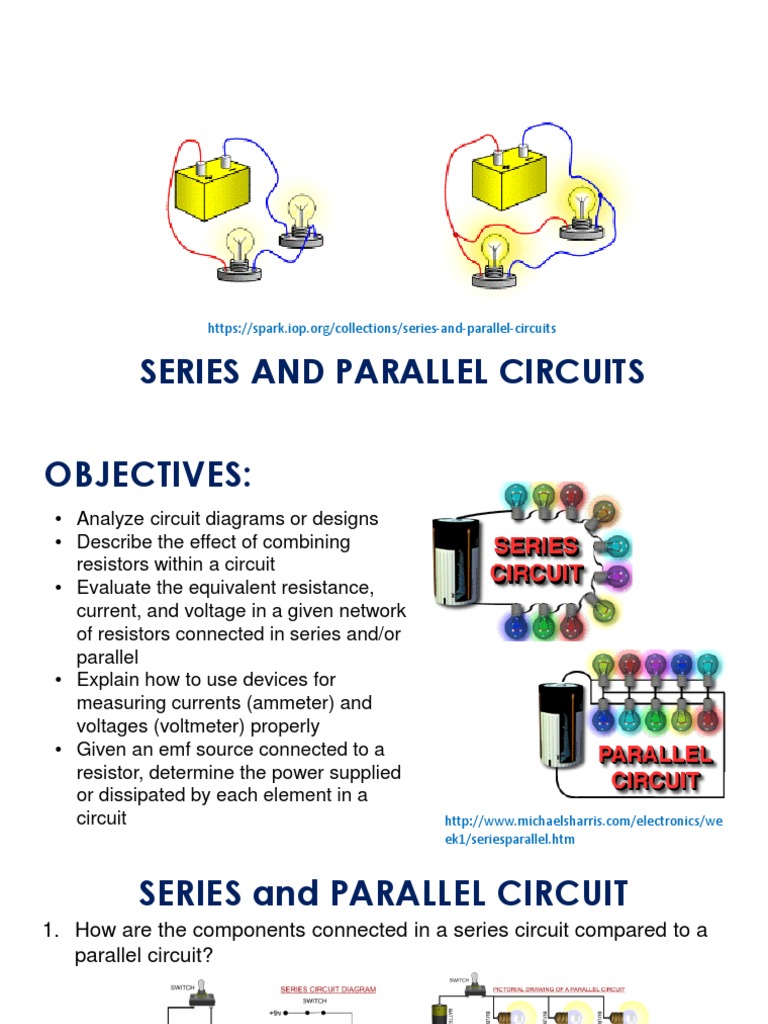 Lesson 8 Series and Parallel Circuits | PDF | Series And Parallel Circuits | Electrical Network