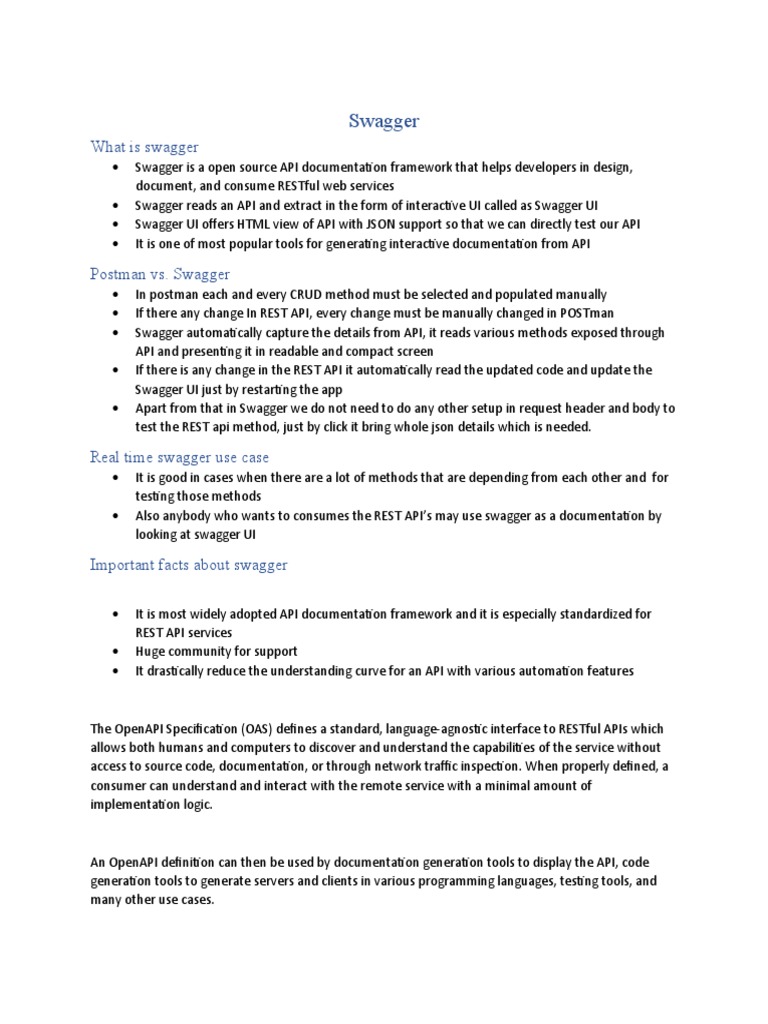Swagger | PDF | Representational State Transfer | Xml Schema