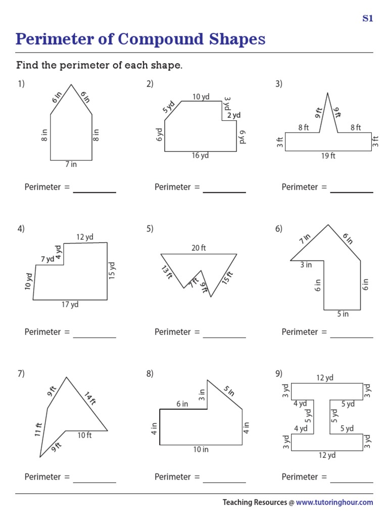 Composite Shapes 1 | PDF