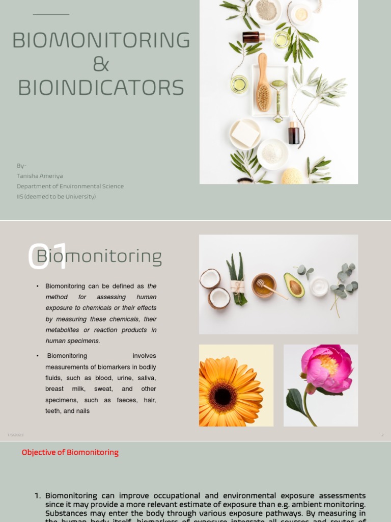 Biomonitoring & Bioindicators Guide | PDF | Biomarker | Health Sciences