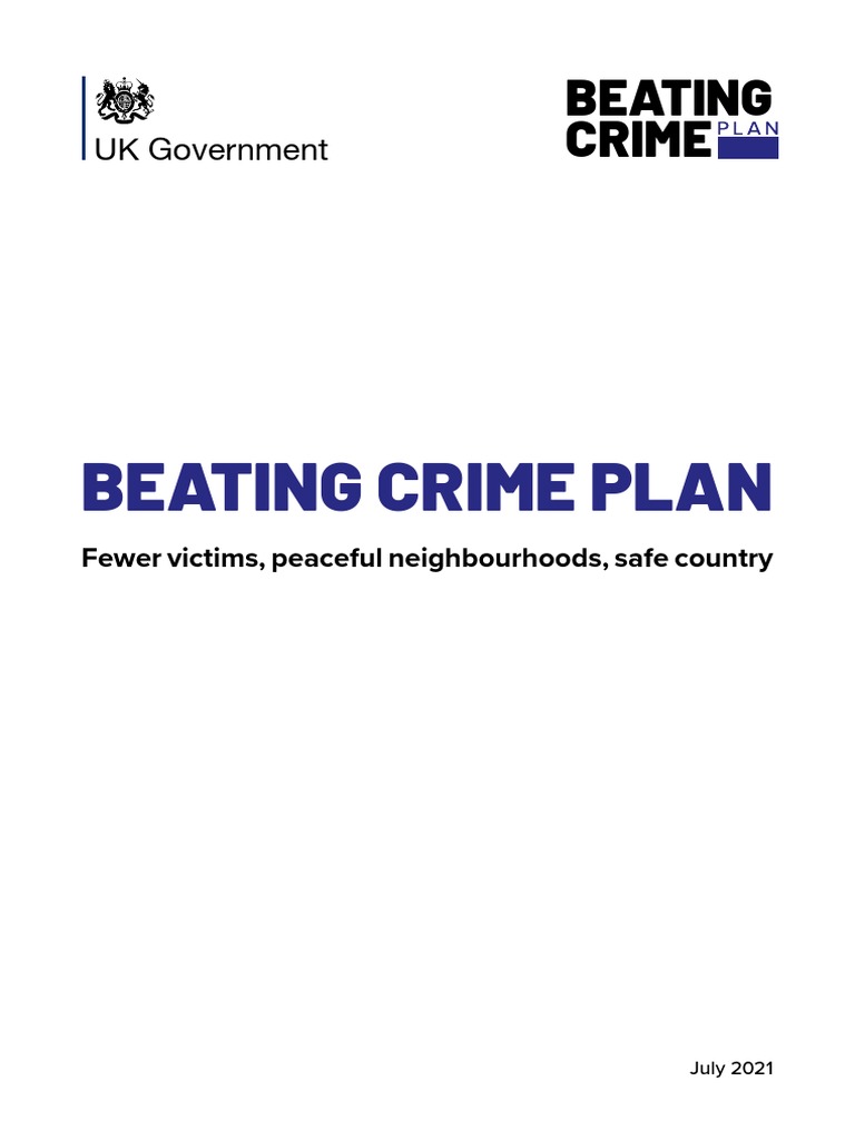 Crime Plan v10 | PDF | Violence | Crimes
