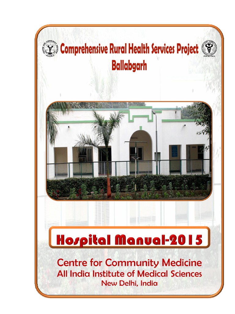 Hospital Manual - CRHSP | PDF | Hospital | Childbirth
