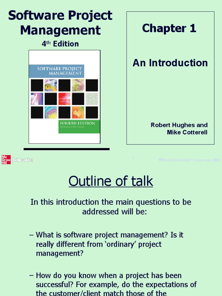 SPM - Chapter - 1 SAMPLE2 | PDF | Project Management | Goal