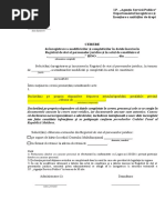 Formular Tip ONRC | PDF